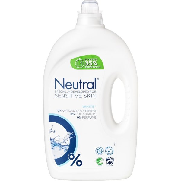 Flytande tvättmedel Neutral White+ 2300 ml - | Lomax.se