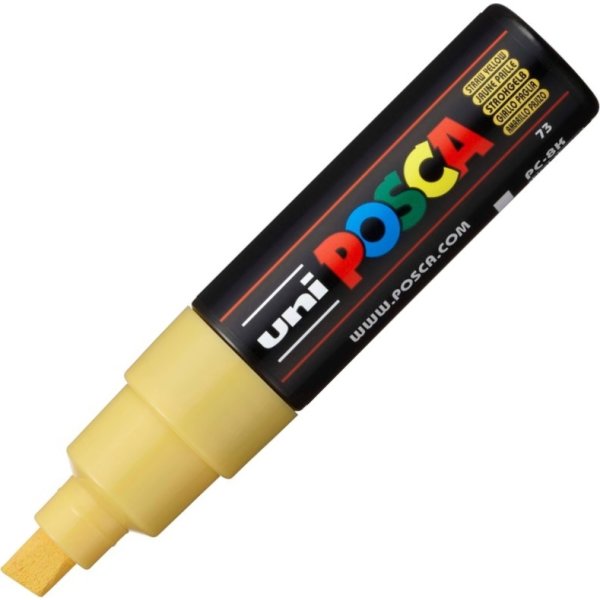 Posca Marker | PC-8K | B | 8 mm | Straw yellow - | Lomax.se