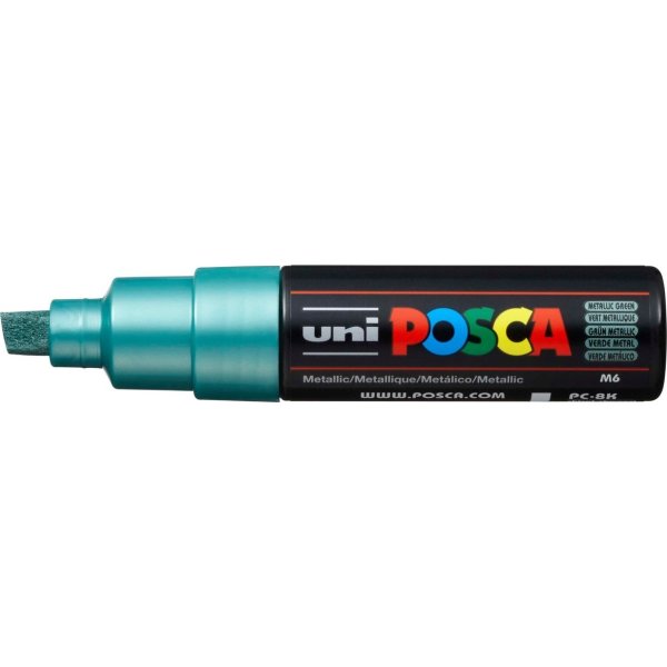 Posca Marker | PC-8K | B | 8 mm | Metallic green - | Lomax.se