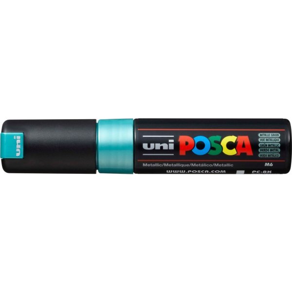 Posca Marker | PC-8K | B | 8 mm | Metallic green - | Lomax.se