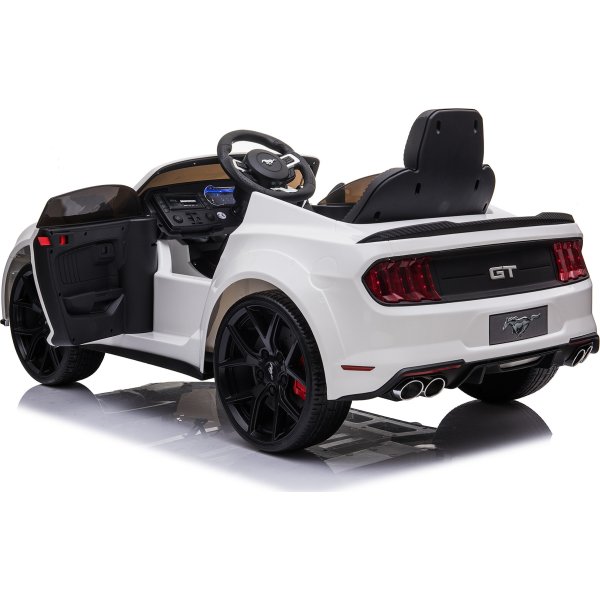 NORDIC PLAY Elbil Ford Mustang, 2x12V, vit - | Lomax.se