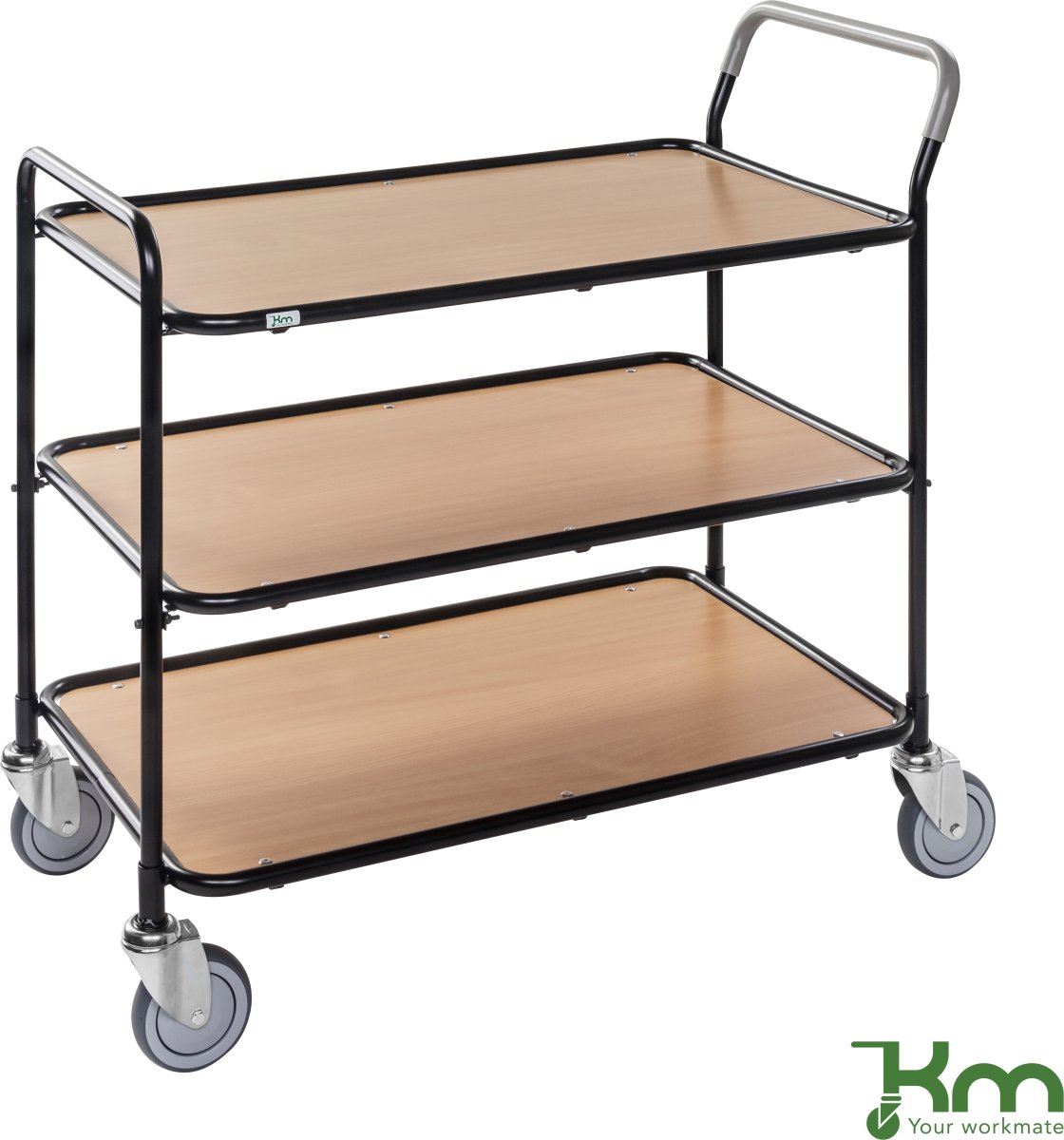 Serveringsvagn med 3 hyllor - Fri frakt | Lomax.se