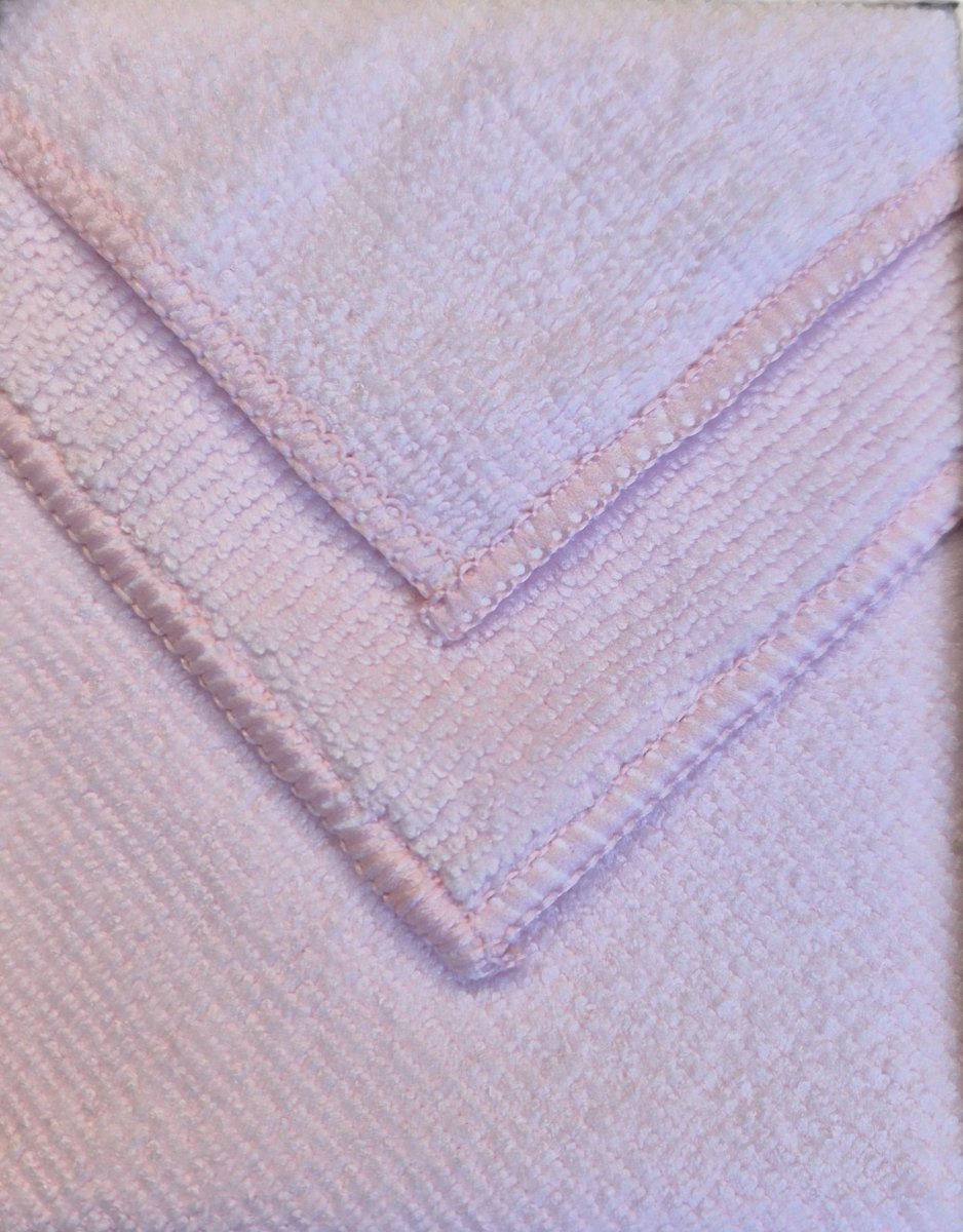 Mikrofiberduk | 40 x 40 cm | Rosa | 10 st. - | Lomax.se